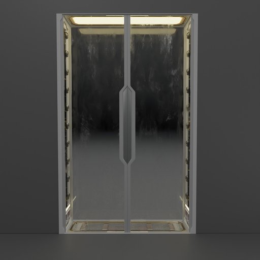 Sci-Fi Doors for Research Lab | FREE Doors models | BlenderKit