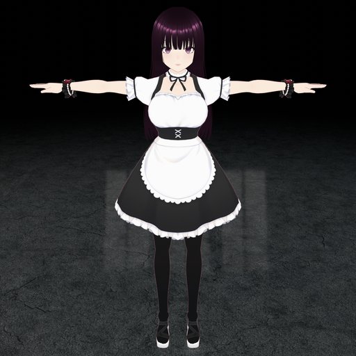Anime Girl Base Mesh | FREE Women models | BlenderKit