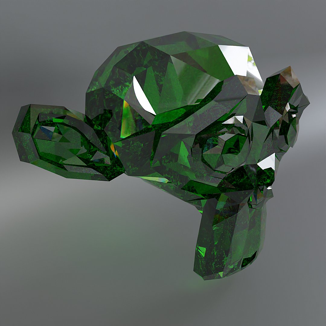 Emerald Rough | FREE stone materials | BlenderKit