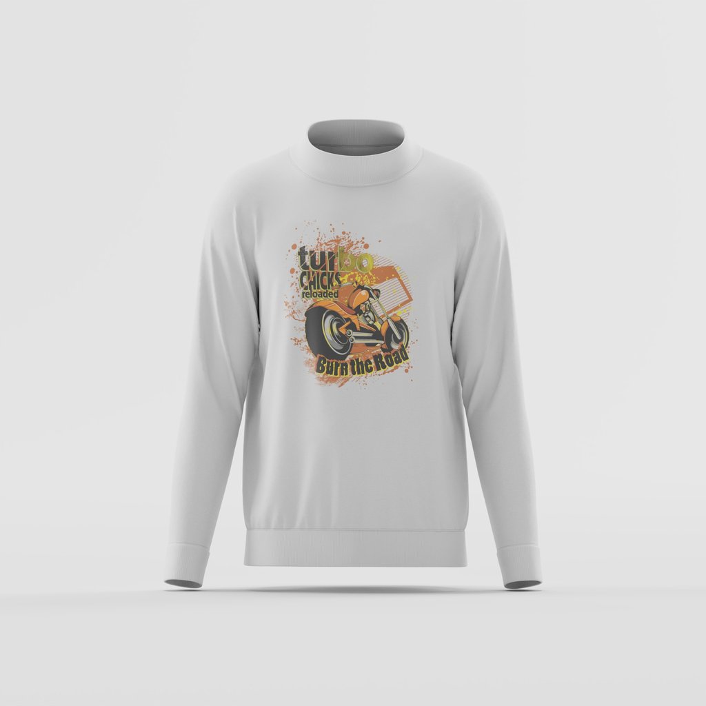 The Turbo Chicks Reloaded Sweatshirt | Man Clothing models | BlenderKit