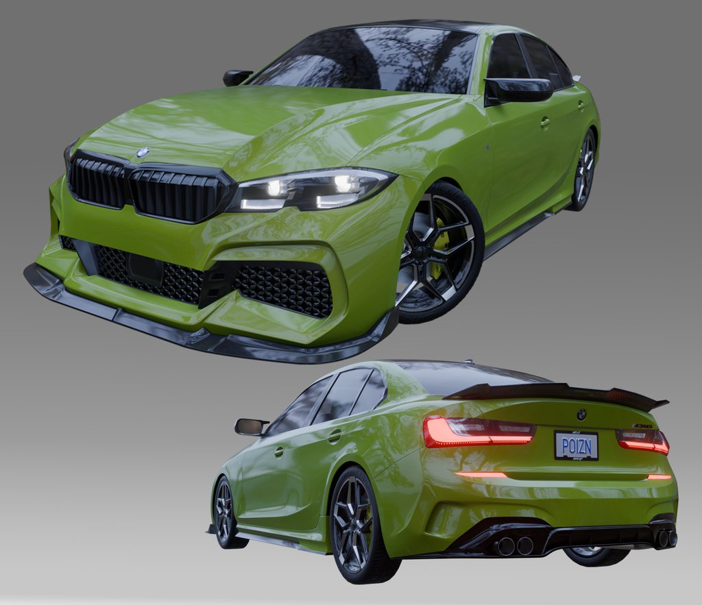 BMW m340i (Modified) | FREE Modern Cars models | BlenderKit