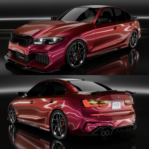 BMW m340i (Modified) | FREE Modern Cars models | BlenderKit