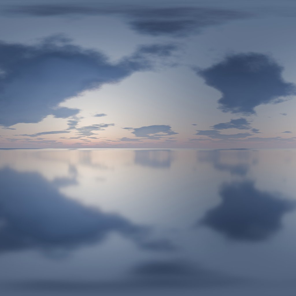 Ocean Horizon Sunrise HDRI | Water Environments HDRis | BlenderKit