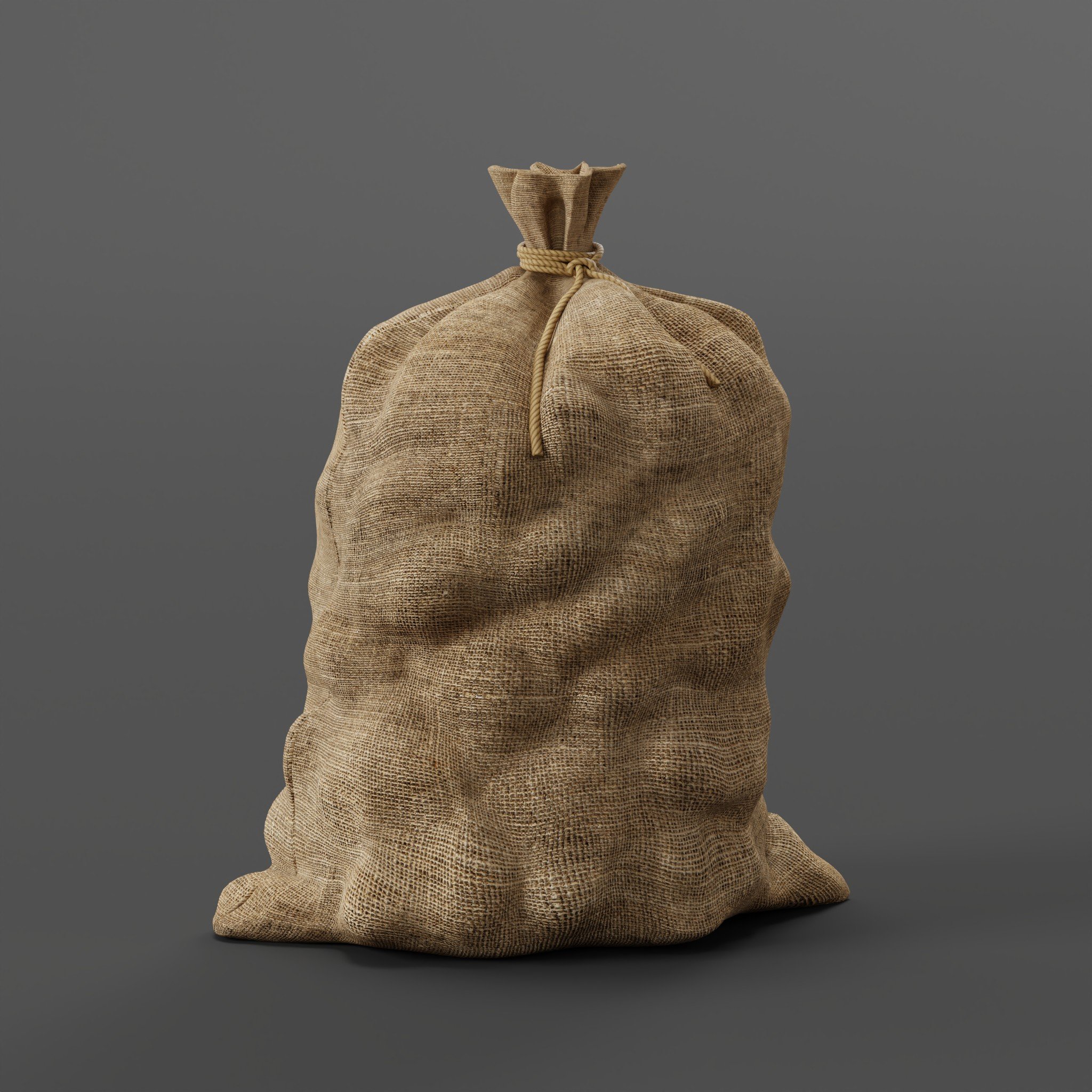 Big burlap sack | FREE Interior Decorations models | BlenderKit