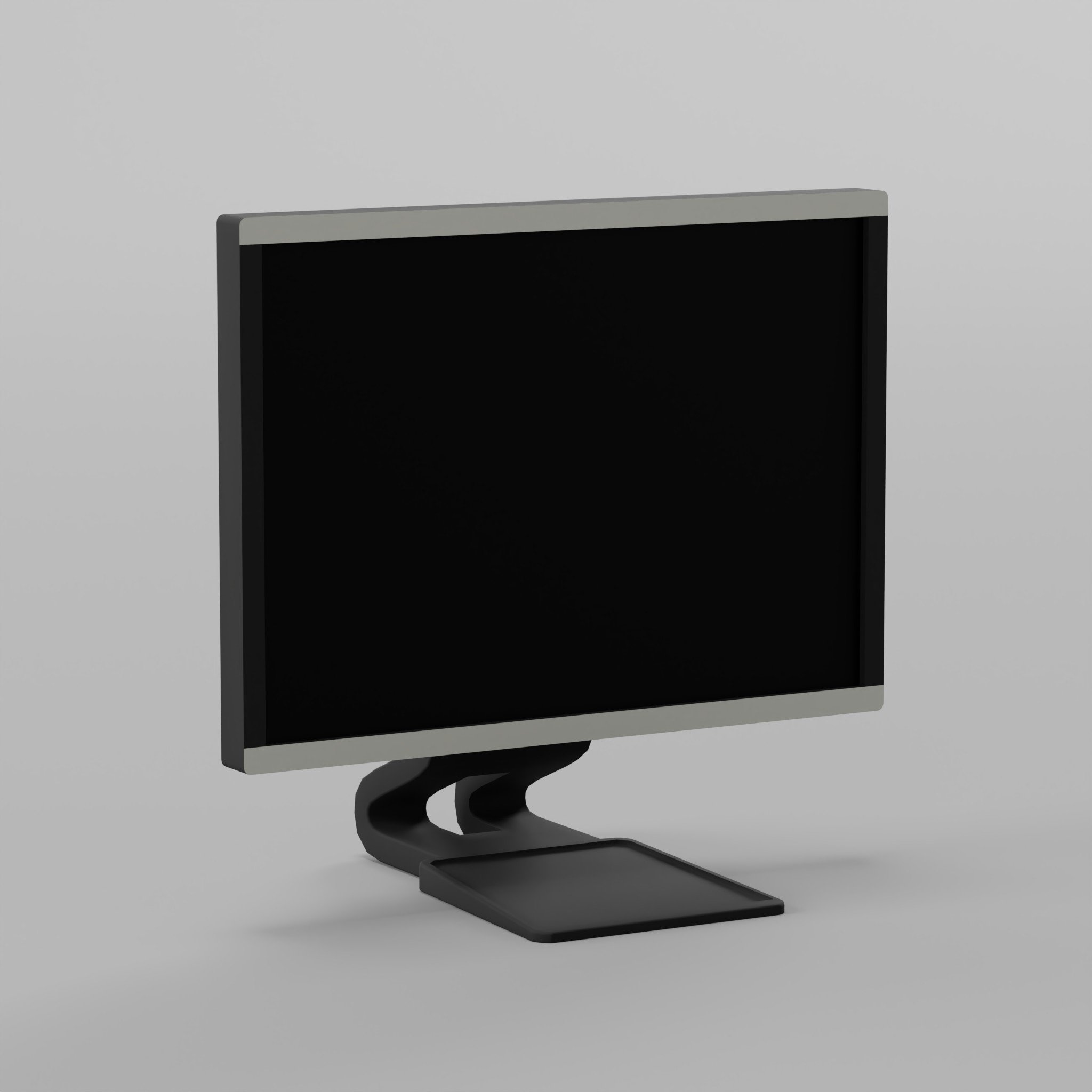 Computer monitor black | Monitor models | BlenderKit