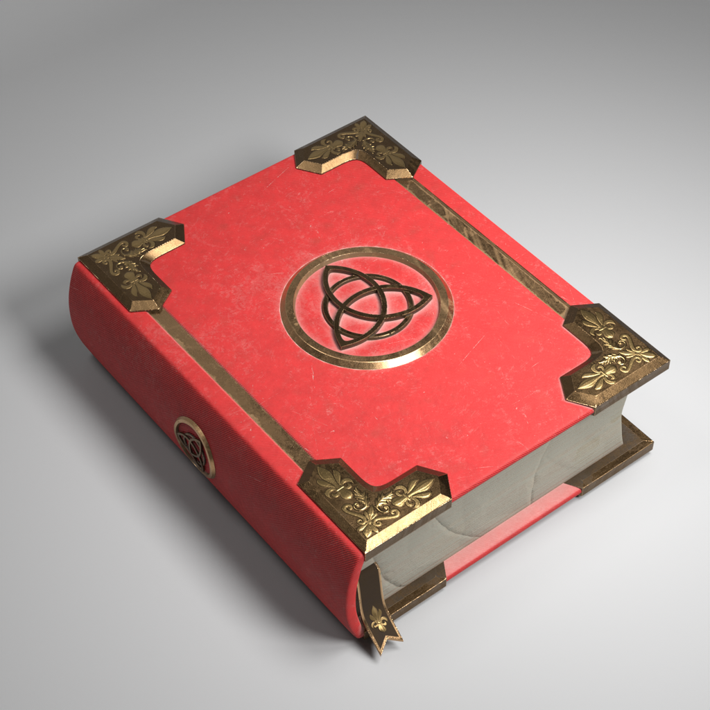 Magic Majectic Book Baroque | Books models | BlenderKit