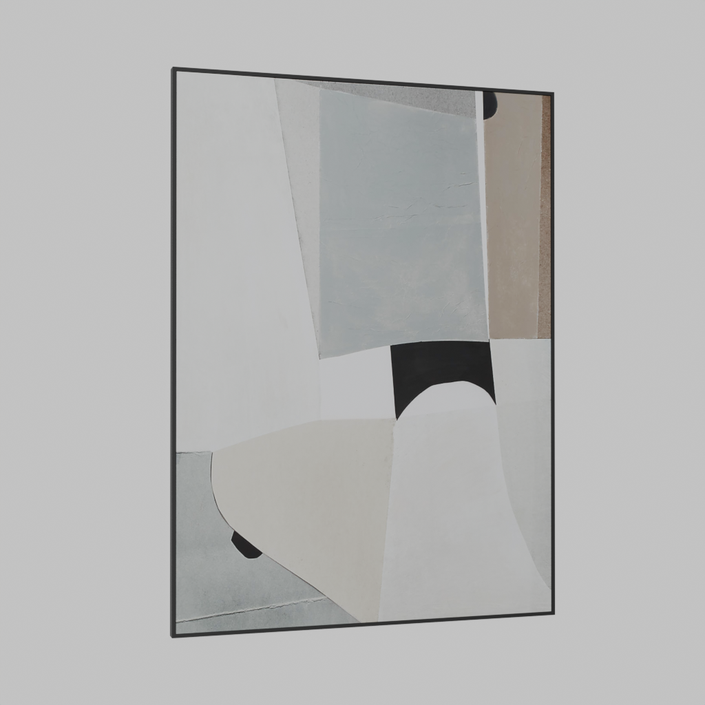 Picture Composition of Neutrals | Decorative Pictures models | BlenderKit