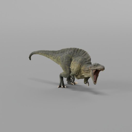 Acrocanthosaurus | Dinosaurs models | BlenderKit