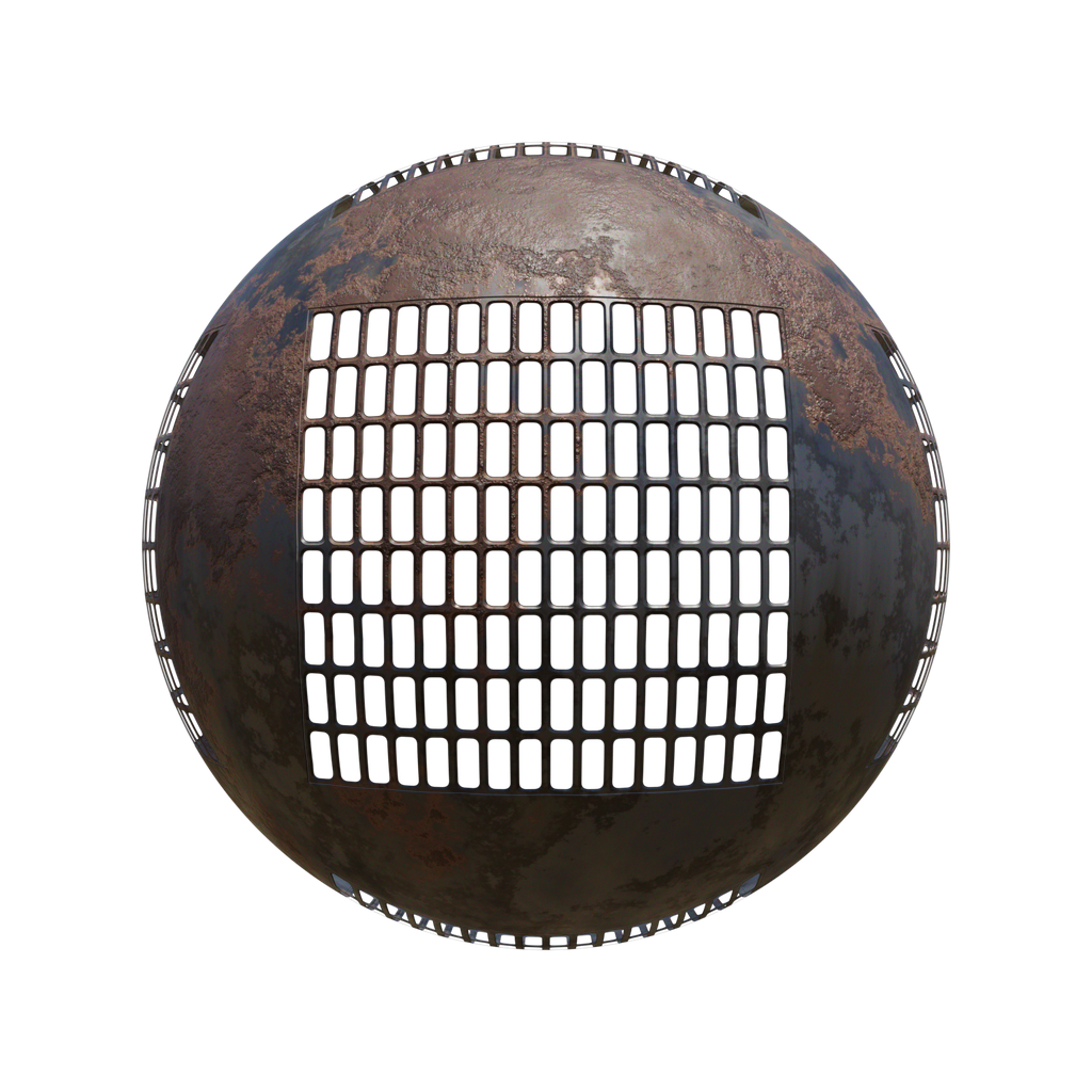 Procedural Metal Grate | FREE metal materials | BlenderKit
