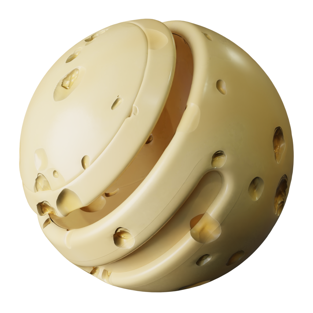 Cheese Surface | FREE food materials | BlenderKit