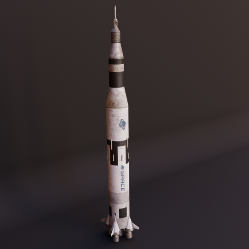 Saturn V | Spacecraft models | BlenderKit