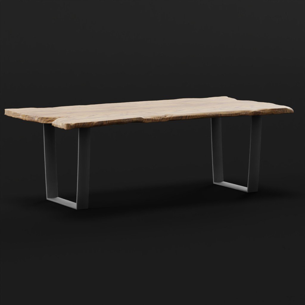 Solid Wood Table | FREE Tables models | BlenderKit