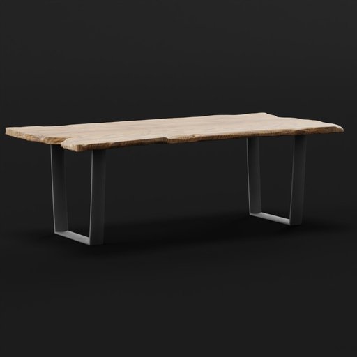 Solid Wood Table | Tables models | BlenderKit