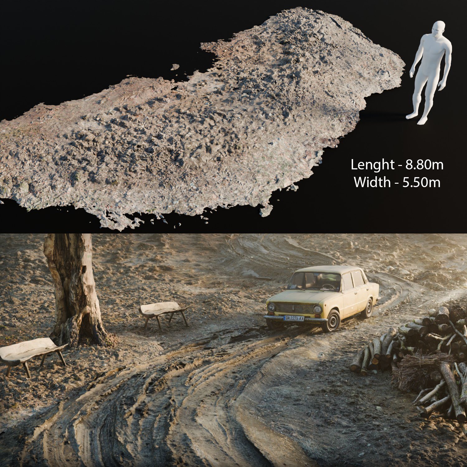 Mud | Environment Elements models | BlenderKit