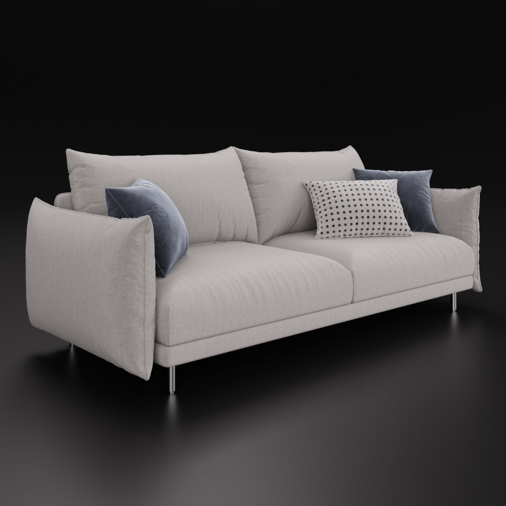 Sofa Nubes | Sofas models | BlenderKit