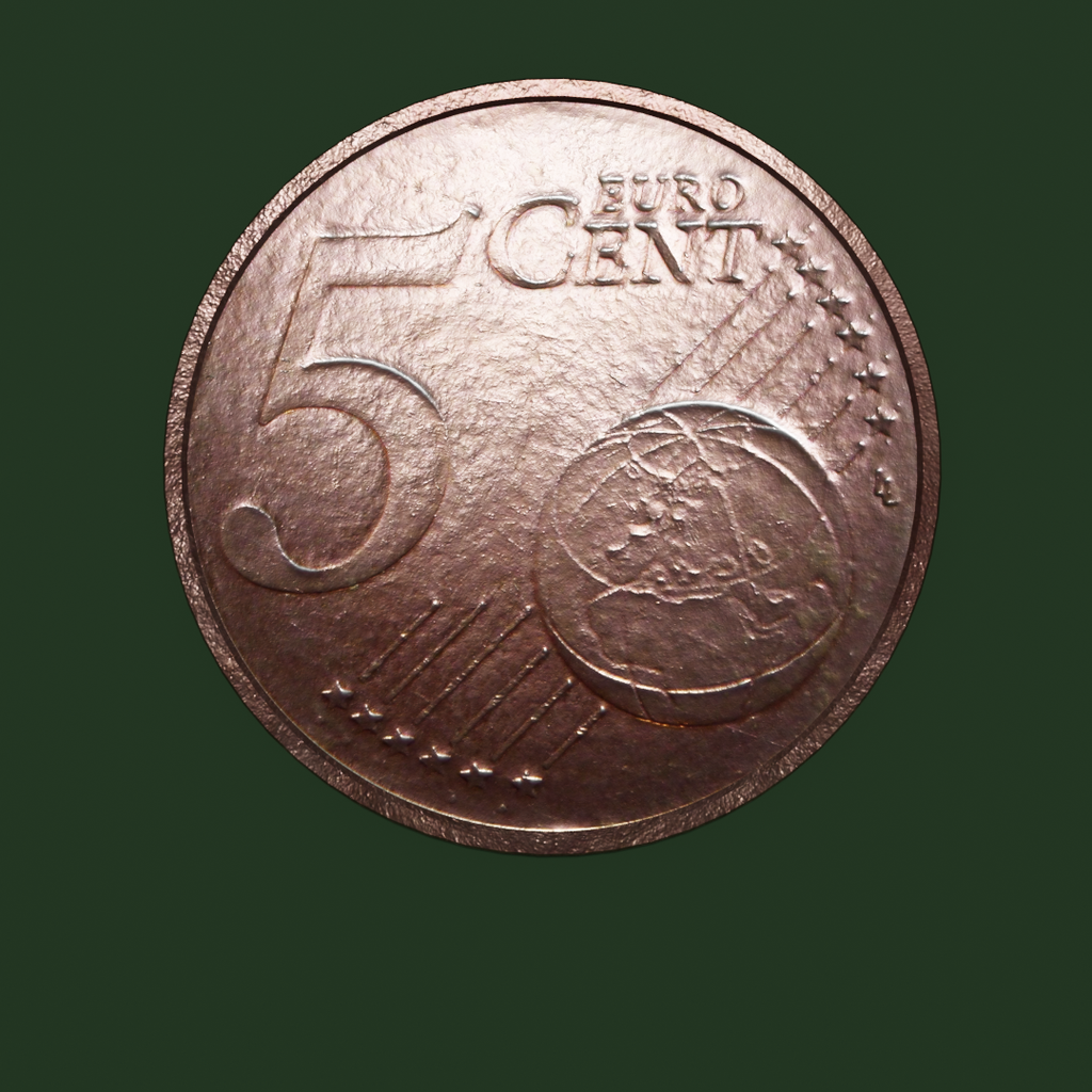 Euro Coin, 5 cent | FREE Money models | BlenderKit