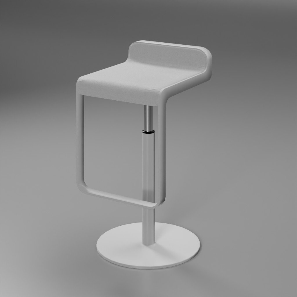 Retractable chair stand | FREE Bar chairs models | BlenderKit
