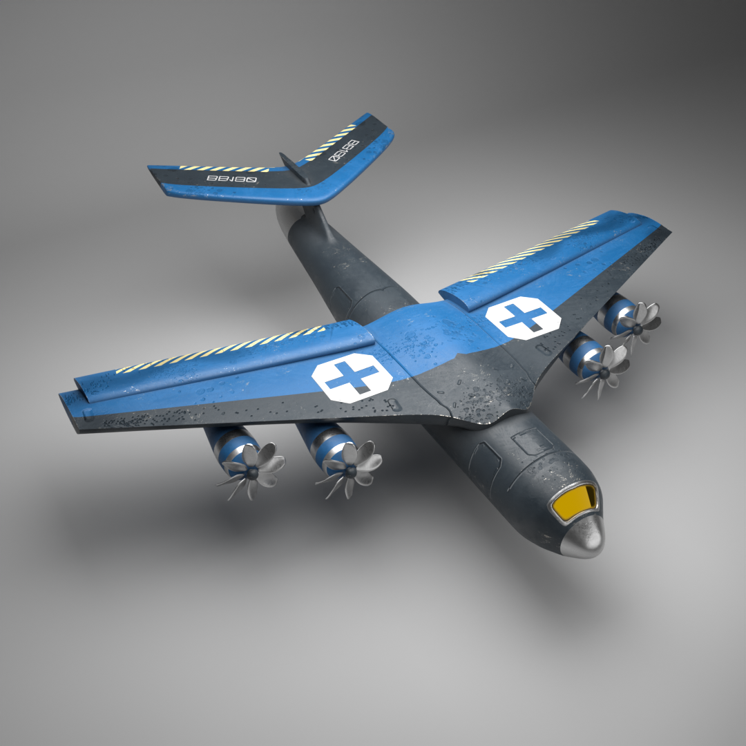 Carrier Air Bus Jet Bomber A400 | Military Aircraft models | BlenderKit