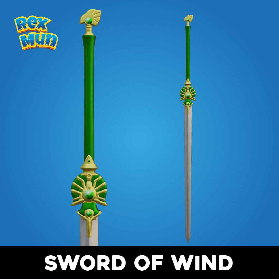 Fuu Hououji - Anais Sword | FREE Sci-Fi Weapons models | BlenderKit