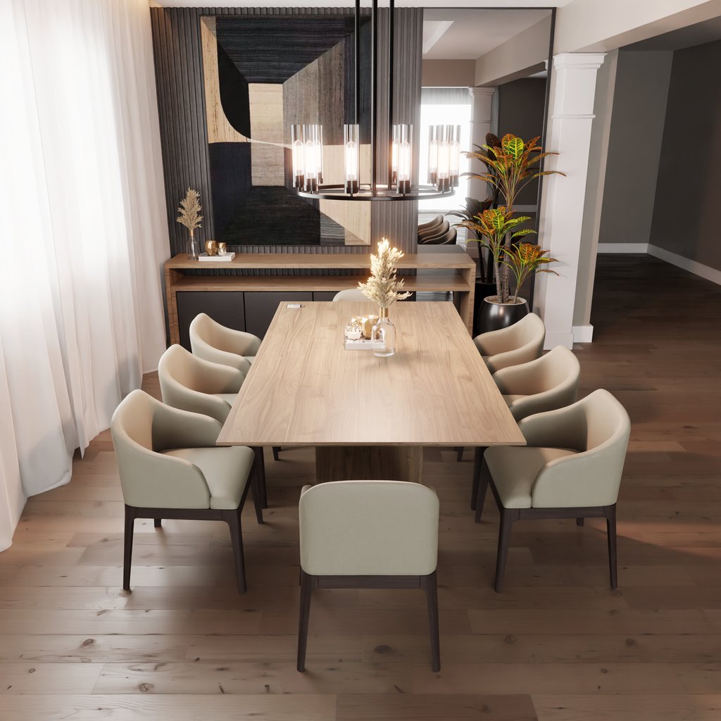 BlenderKit | Download the Modern dining room scene