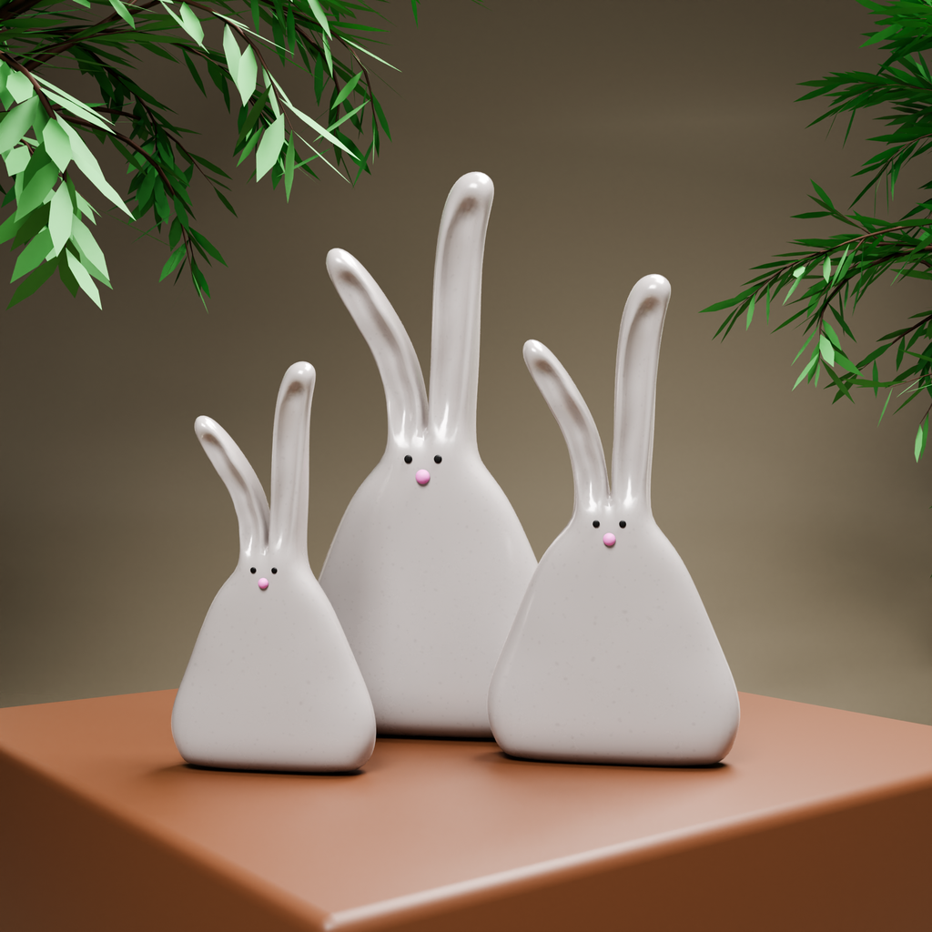 Bizarre Rabbit Decoration Set | Decoration Sets models | BlenderKit