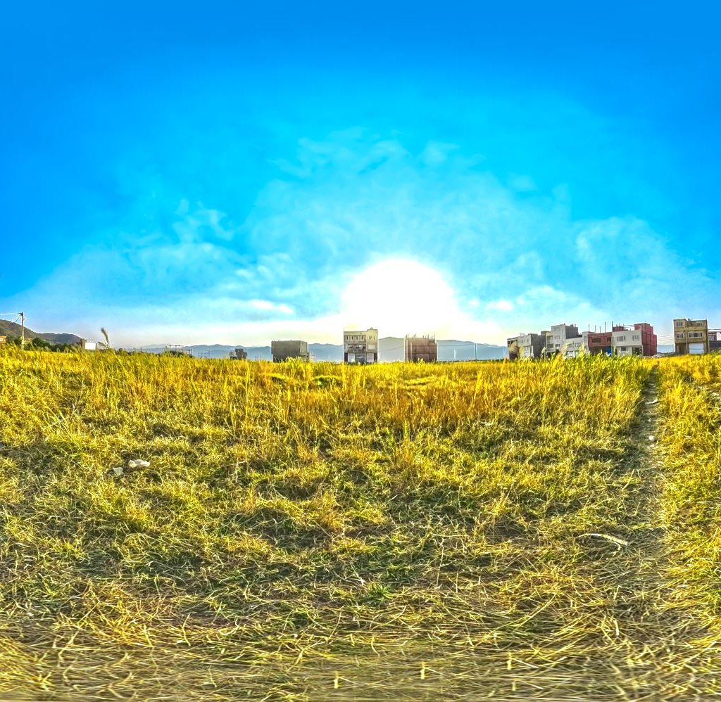 BlenderKit | Download the Open Field City Edge hdr