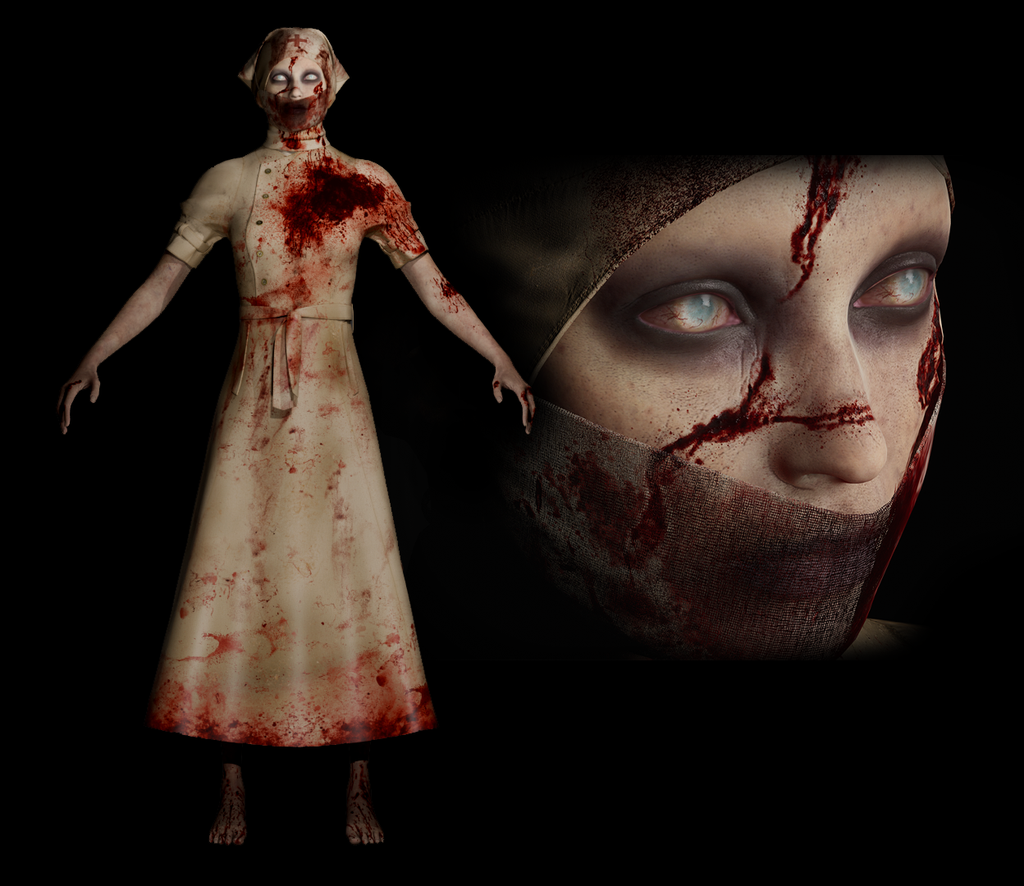 Zombie Nurse | Women models | BlenderKit