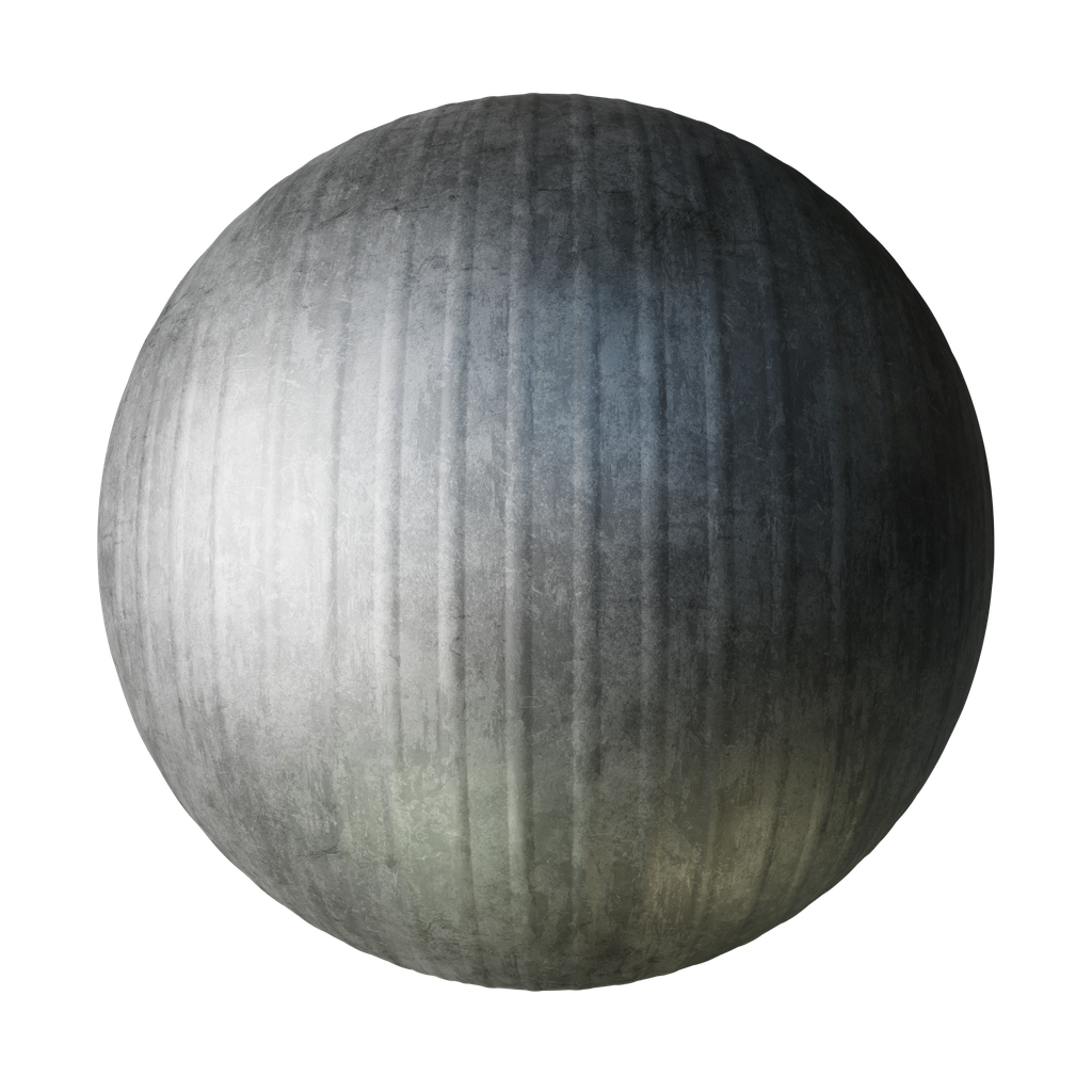 Corrugated Steel | FREE metal materials | BlenderKit