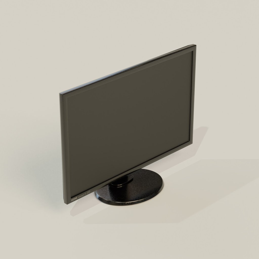Samsung 24 Inch Monitor | FREE 3D Monitor models | BlenderKit