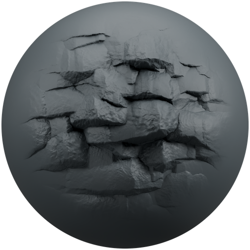 AT-Layered Rock Brush | rock brushes | BlenderKit