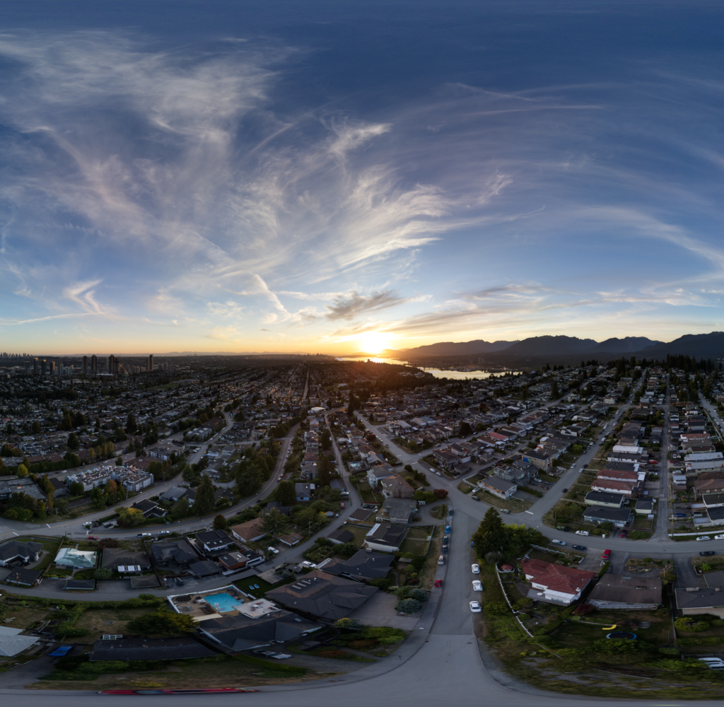 BlenderKit | Download the Goolden Sunset Sky Cityscape hdr
