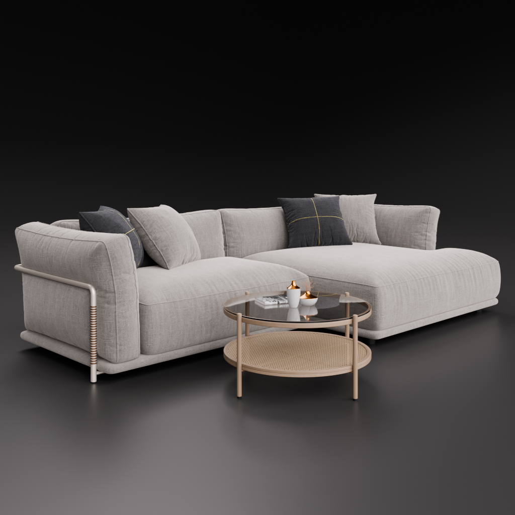 Sofa Felix Corner | Sofas models | BlenderKit