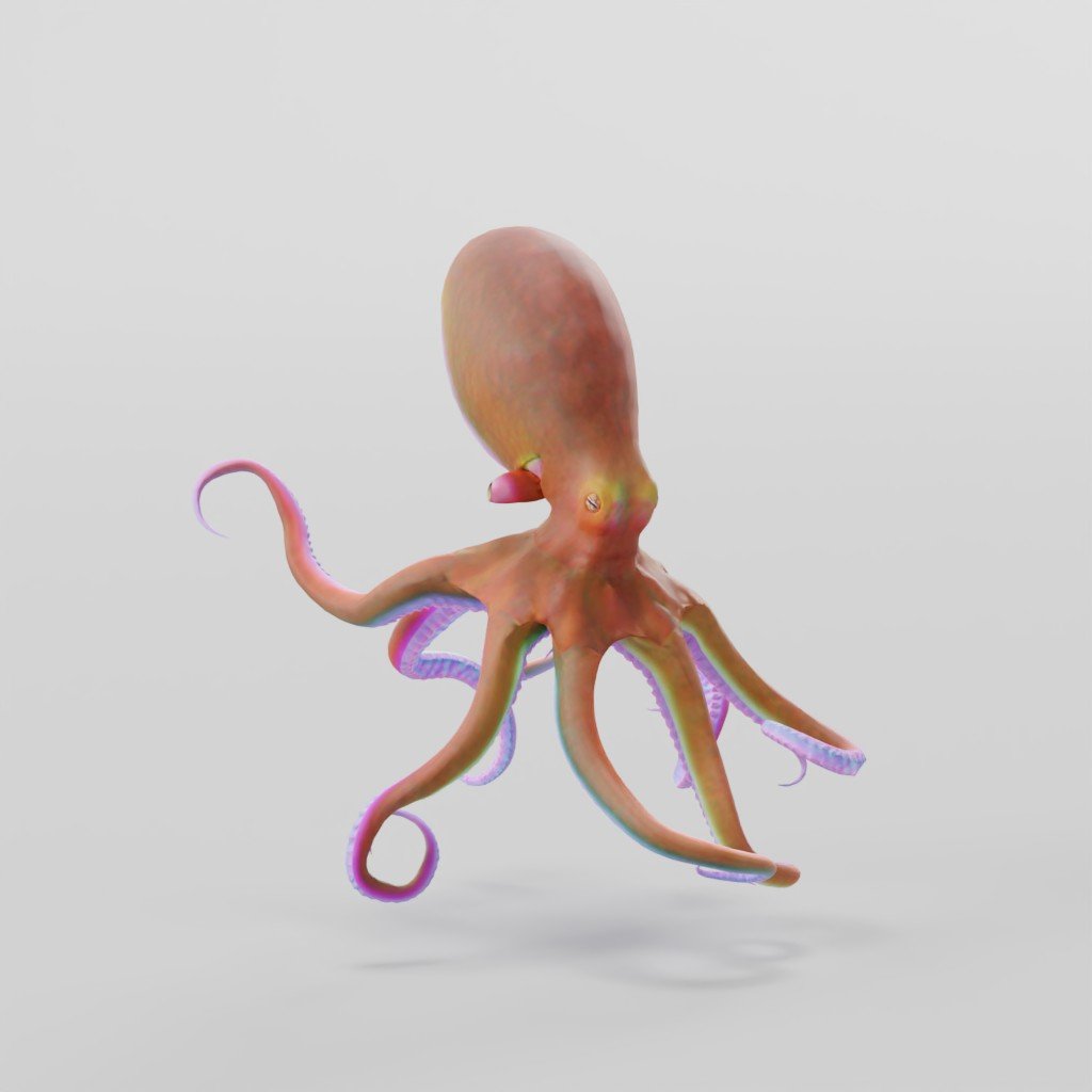 Octopus | FREE 3D Other models | BlenderKit