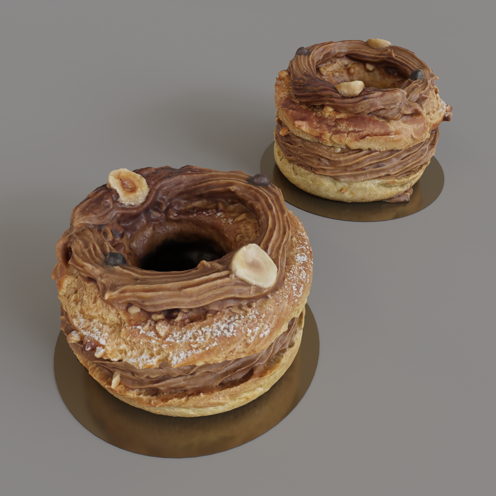 Hazelnut pastry | Sweets / Desserts models | BlenderKit