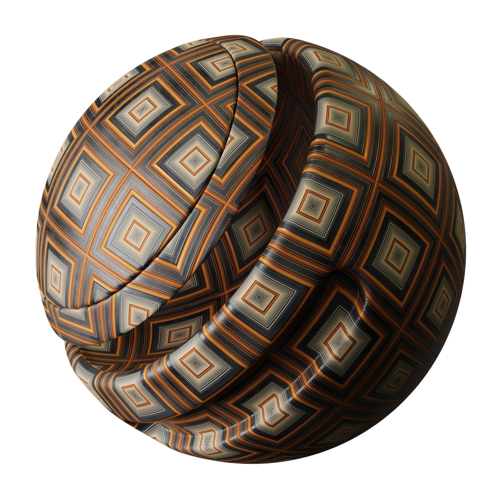 Procedural tiles with underglow | FREE tiles materials | BlenderKit