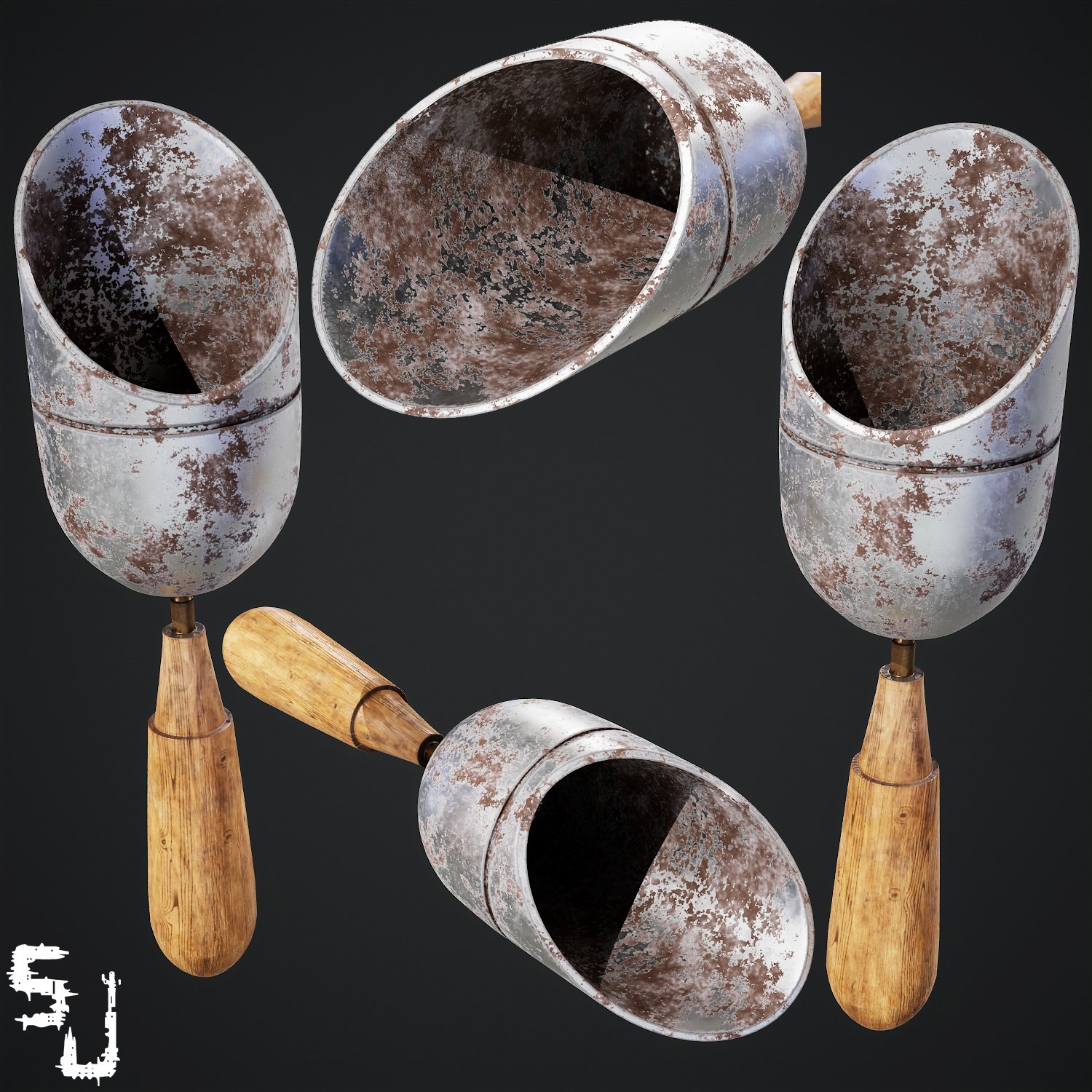 Garden set SJ11 | FREE Handtools models | BlenderKit