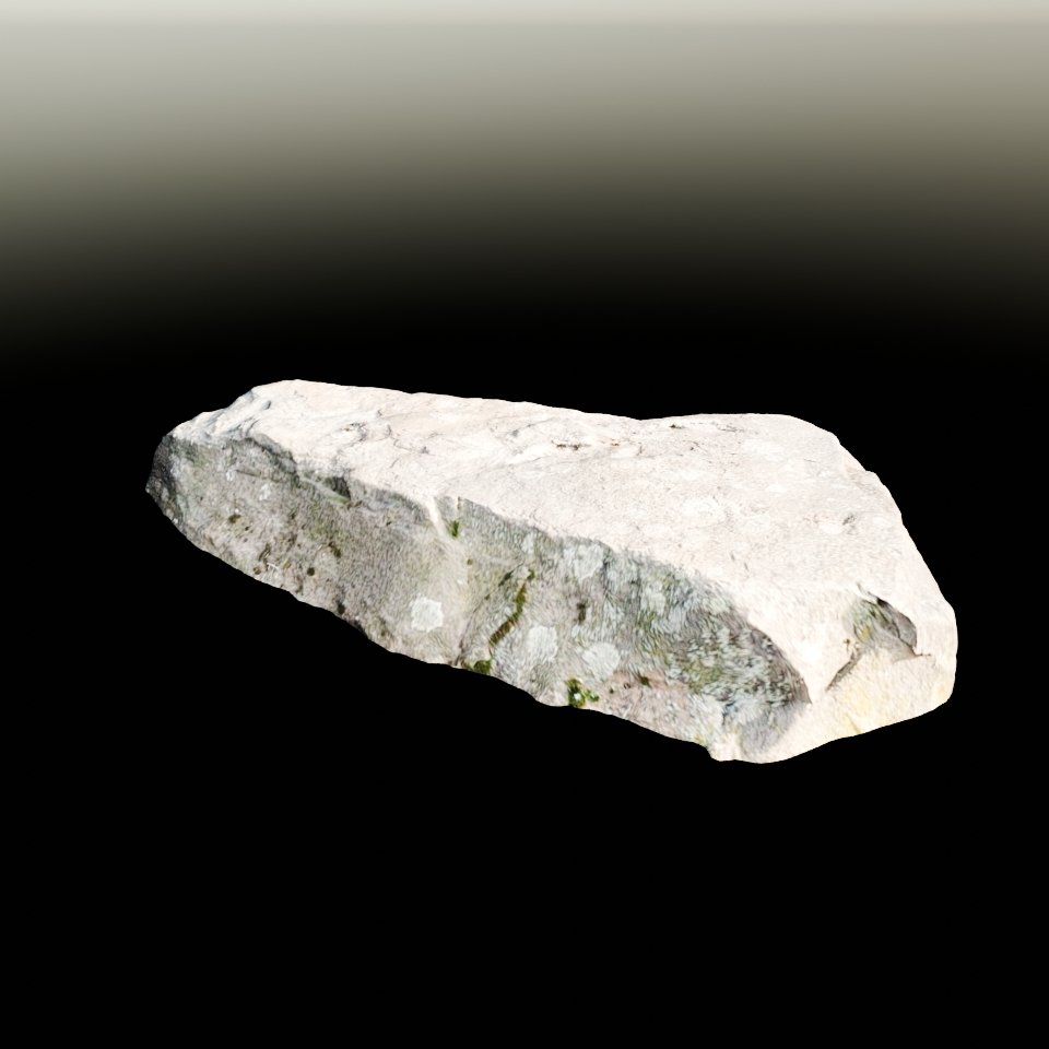 Flat Shaped Stone | FREE Nature models | BlenderKit