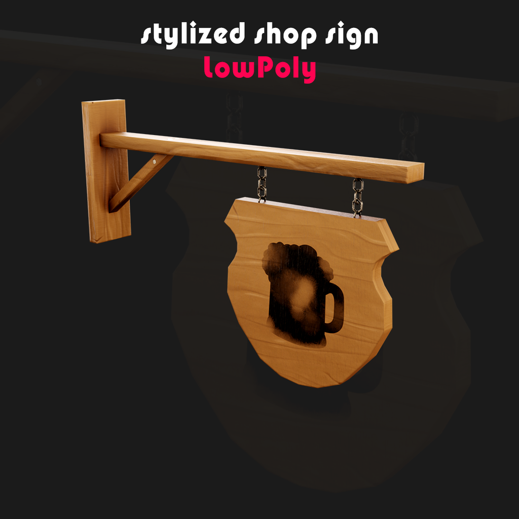 Exit Sign (Cycles) | FREE 3D Sign models | BlenderKit