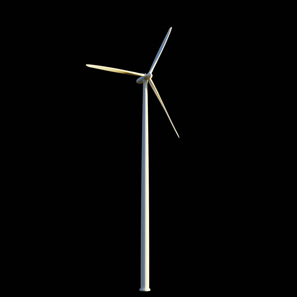 Wind Turbine | FREE Industrial Machinery models | BlenderKit