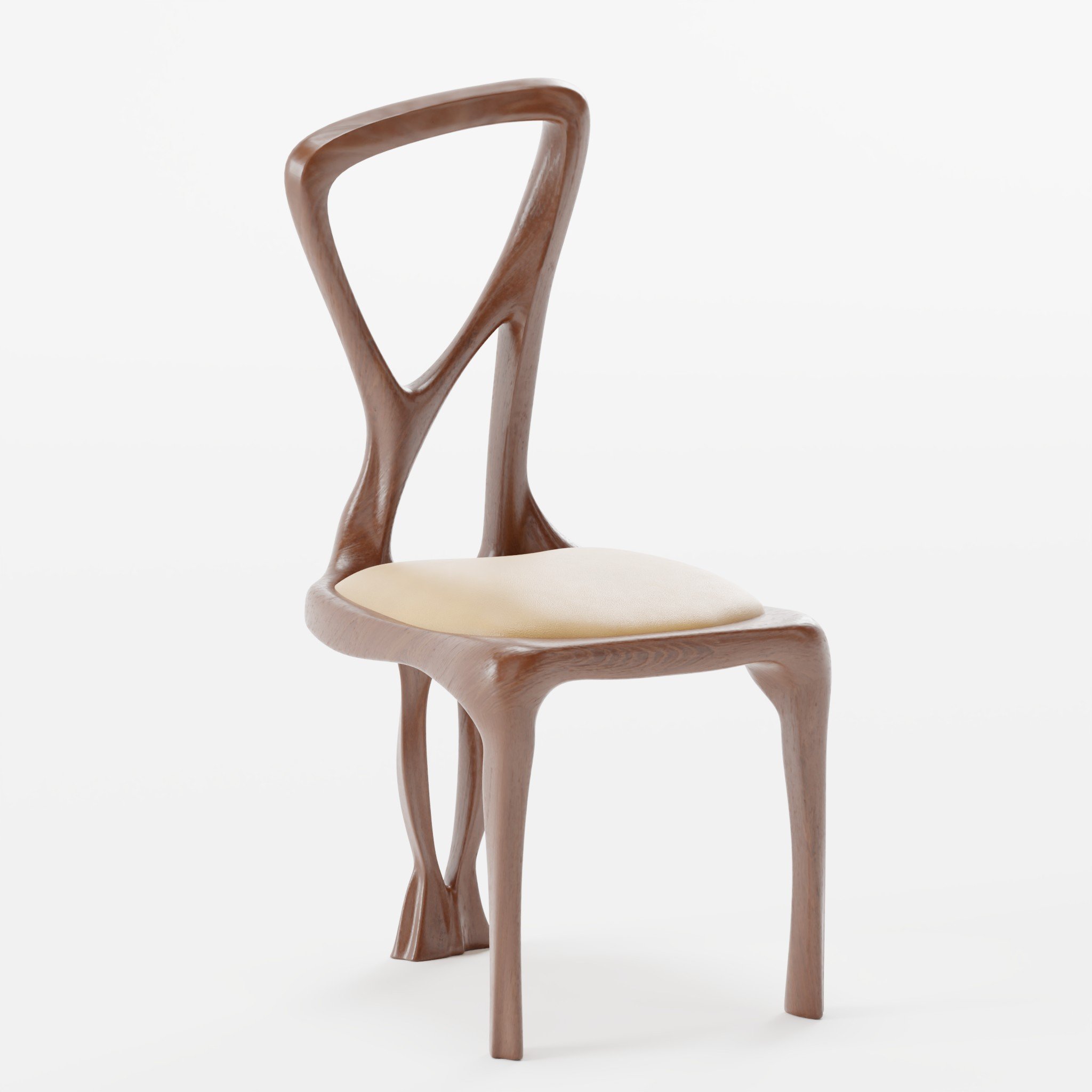 Amorph Gazelle Dining Chair | Sitting Chairs models | BlenderKit