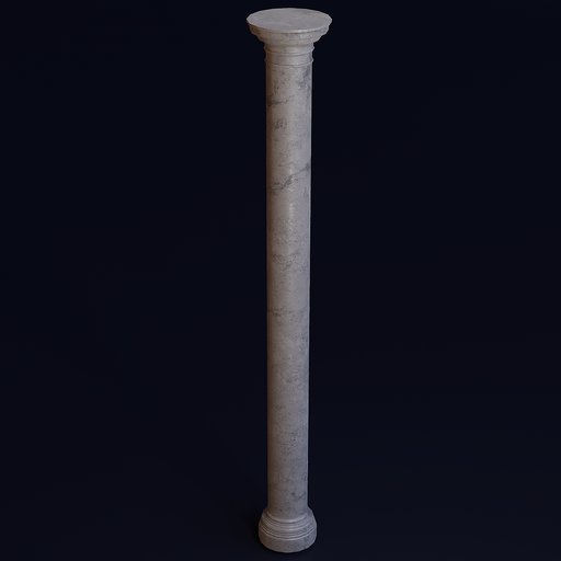 Column-03 | FREE Molding / Carving models | BlenderKit