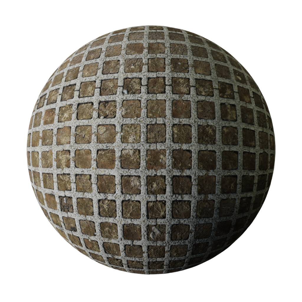 Grid paving | FREE paving materials | BlenderKit