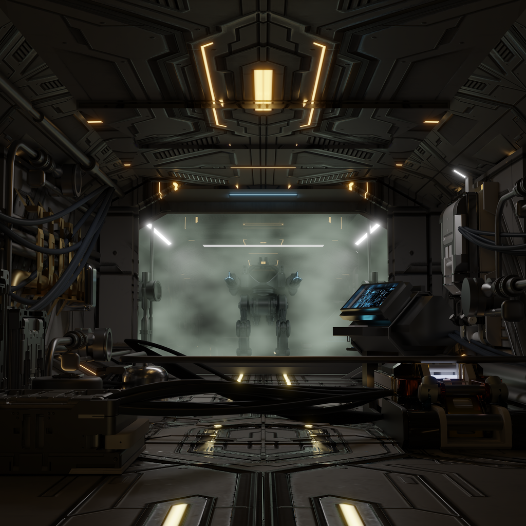 Sci fi lab | Sci-fi scenes | BlenderKit