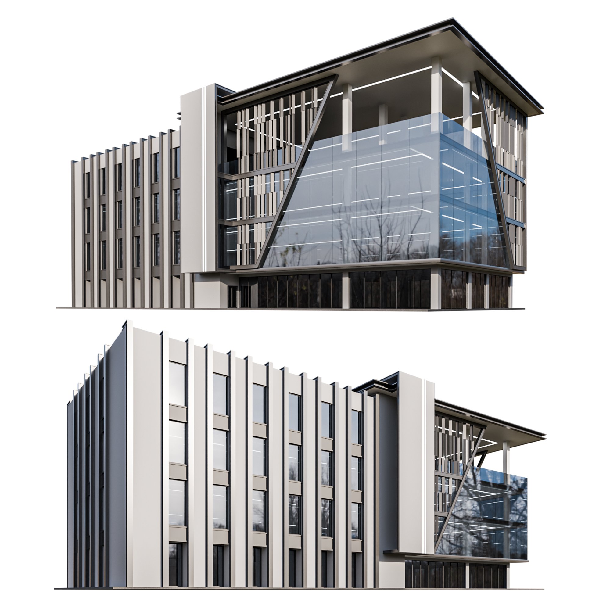 Business centre | Commercial Buildings models | BlenderKit