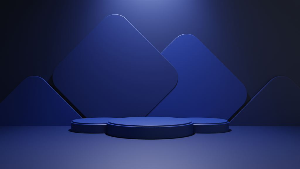 Blue Minimal Product Display | FREE Product Visualization scenes ...