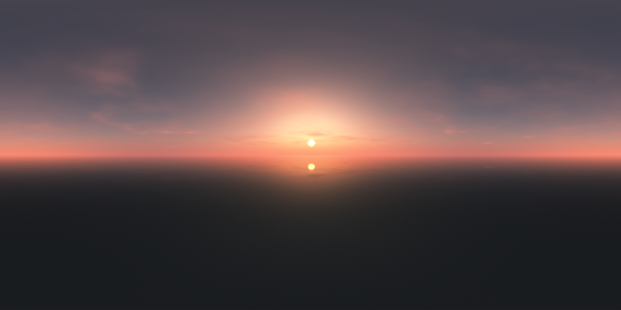 Orange Pink Sunset Sky | Nature HDRis | BlenderKit