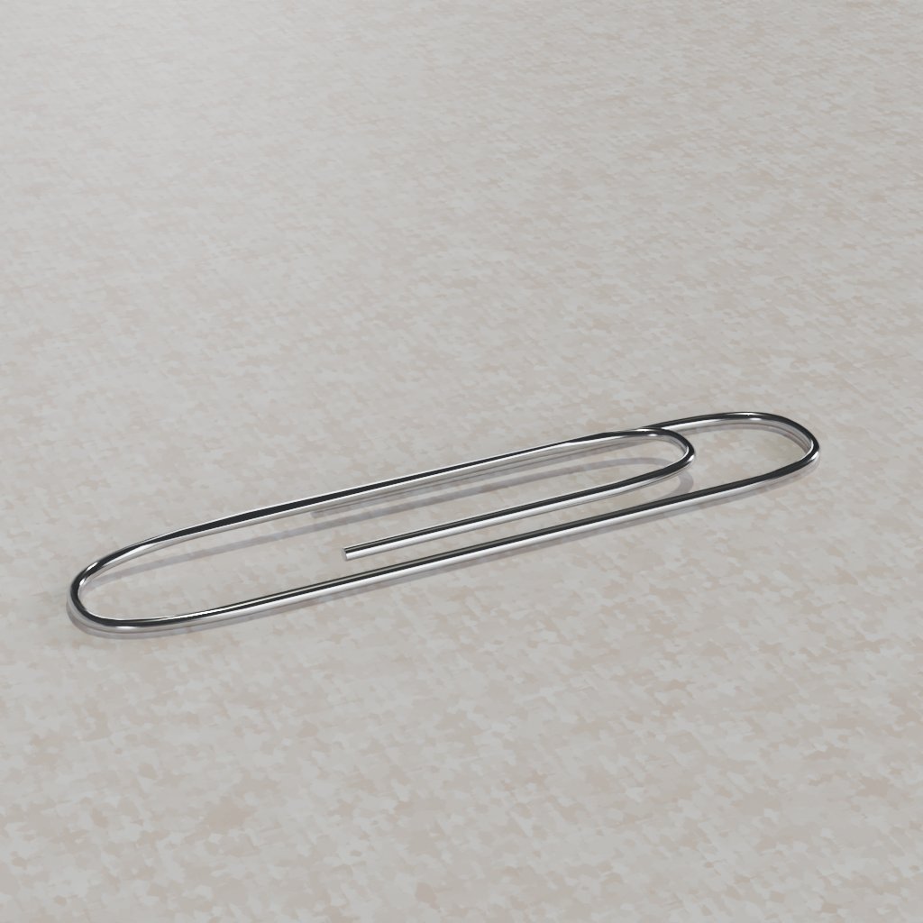 Paper clip | FREE Miscellaneous models | BlenderKit