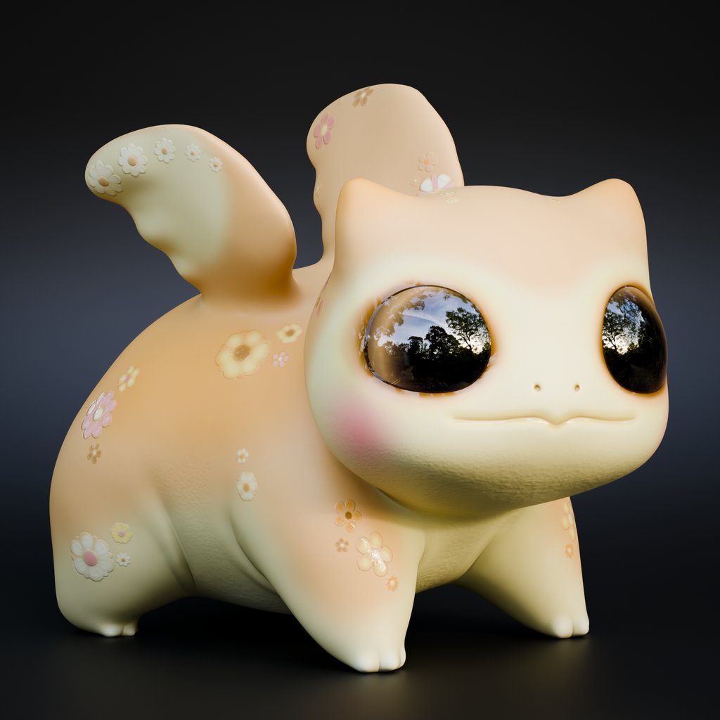 Meadow Dragon (Rigged) | FREE Monsters & Creatures models | BlenderKit