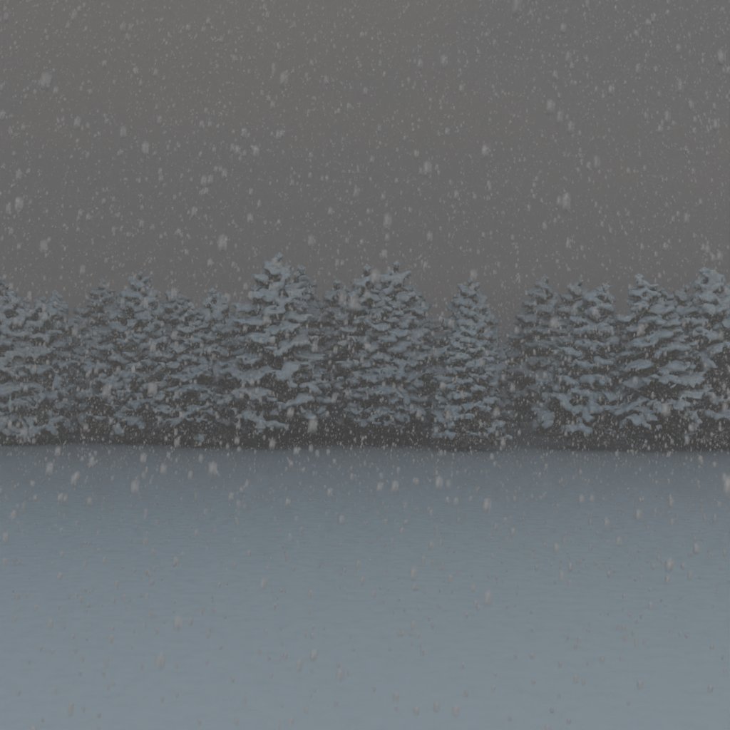 Scene Wide Snow System | Simulations models | BlenderKit