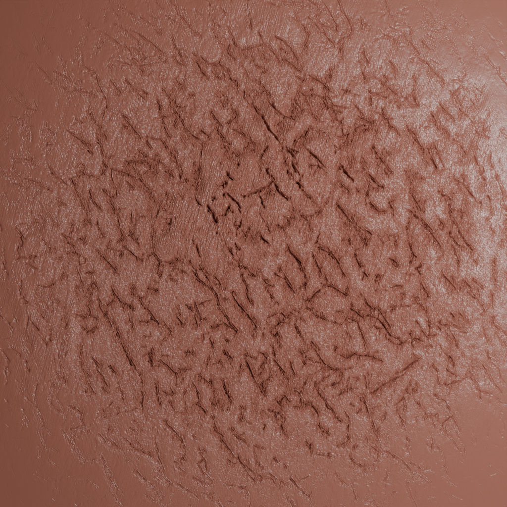 Scratched Metal Brush | FREE crack brushes | BlenderKit